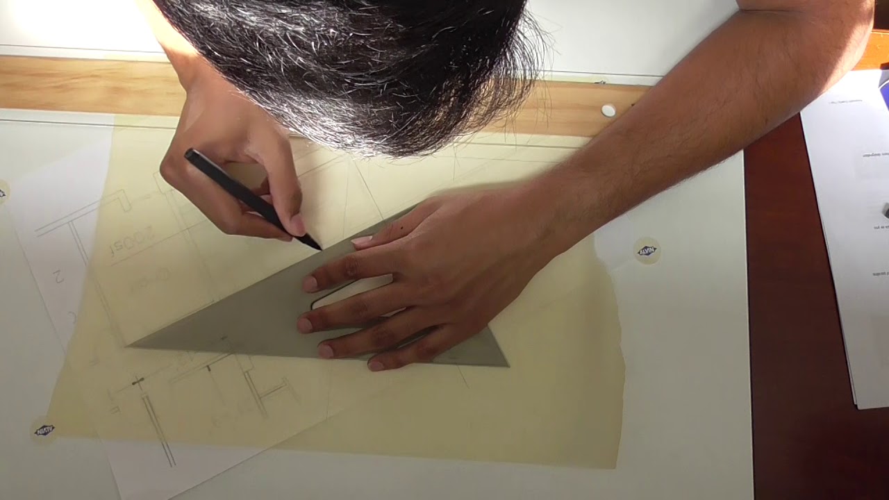 How to Draw an Axonometric Diagram by Hand - YouTube