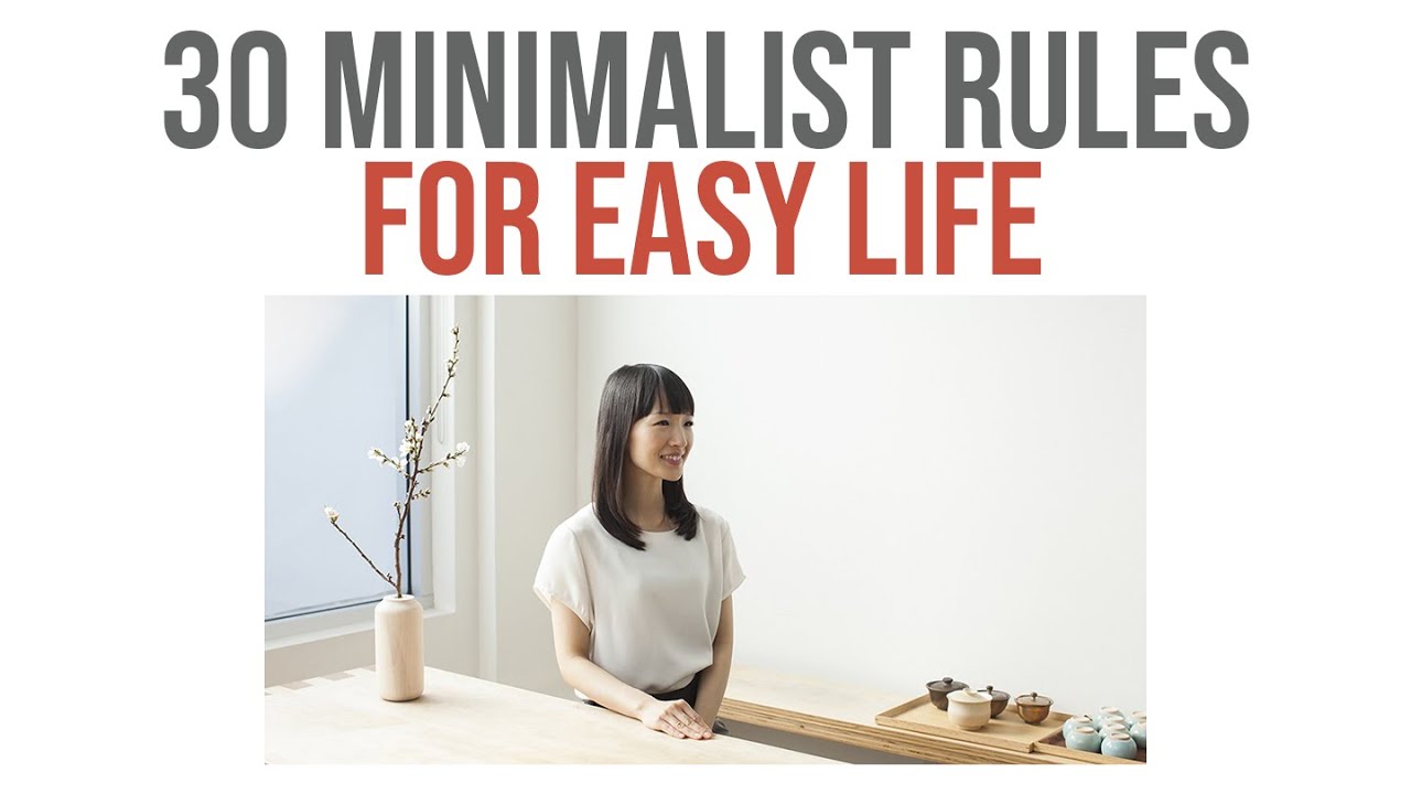 30 Minimalist Rules for an Easy Life - YouTube