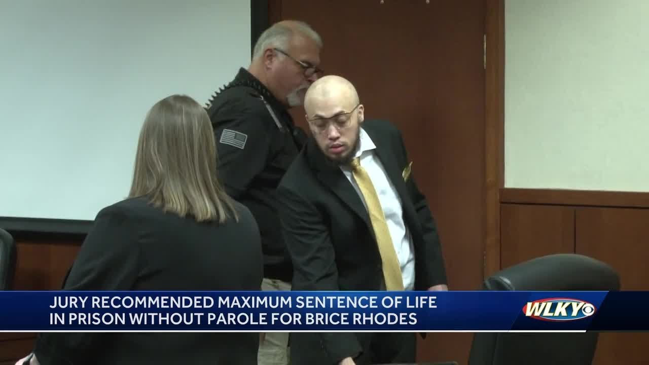 Jury in Brice Rhodes trial recommends life in prison - YouTube