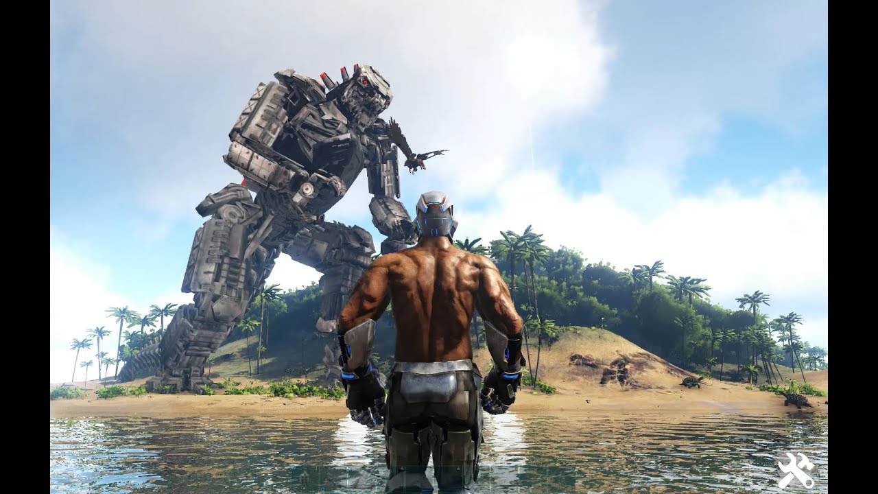 I Found MechaGodzilla in ARK : Survival Evolved - YouTube