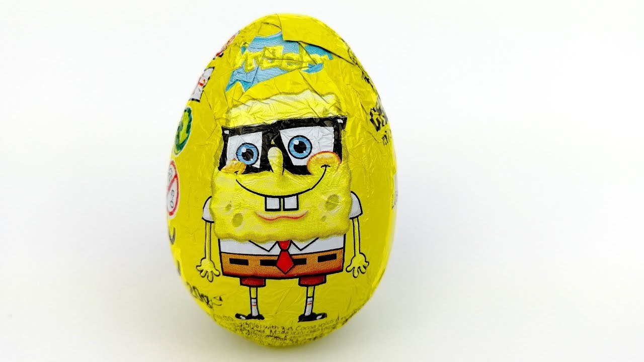 SpongeBob SquarePants choco Surprise Egg Sponge Bob Kinder Surprise Egg ...