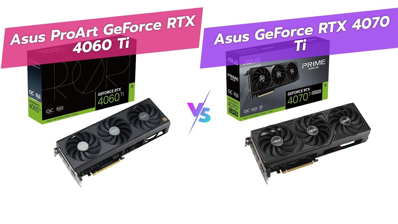 🖥️ ASUS RTX 4060 Ti vs 4070 Ti 🖥️ | Which GPU is Best? - YouTube