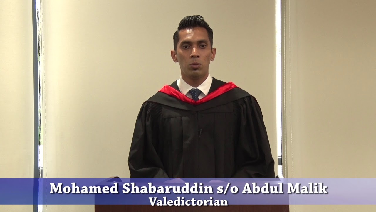 [Graduation Ceremony 2020] Diploma - Valedictorian Speech - YouTube