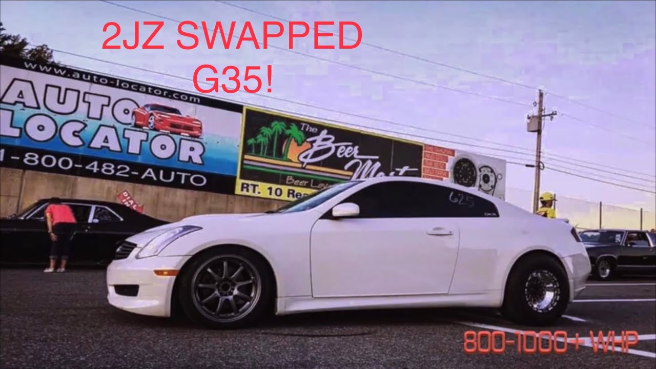 2JZ G35 VS TT Mustang - YouTube