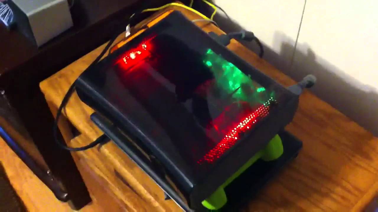 Xbox 360 complete GhostCase smoke red LEDs - YouTube