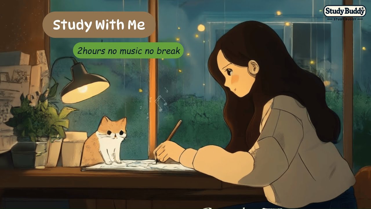 Anime Study With Me📚 1hour No Music No Break📖 #study #studywithanime # ...