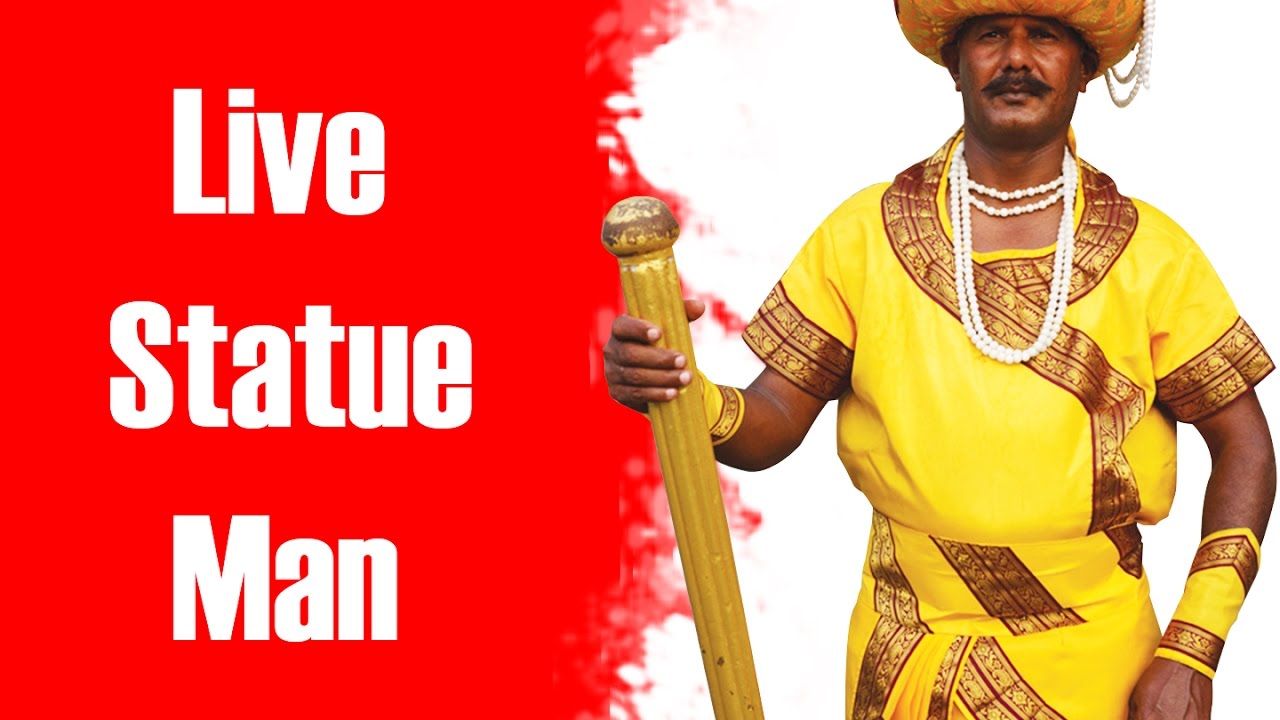 Live Statue Man!! - YouTube