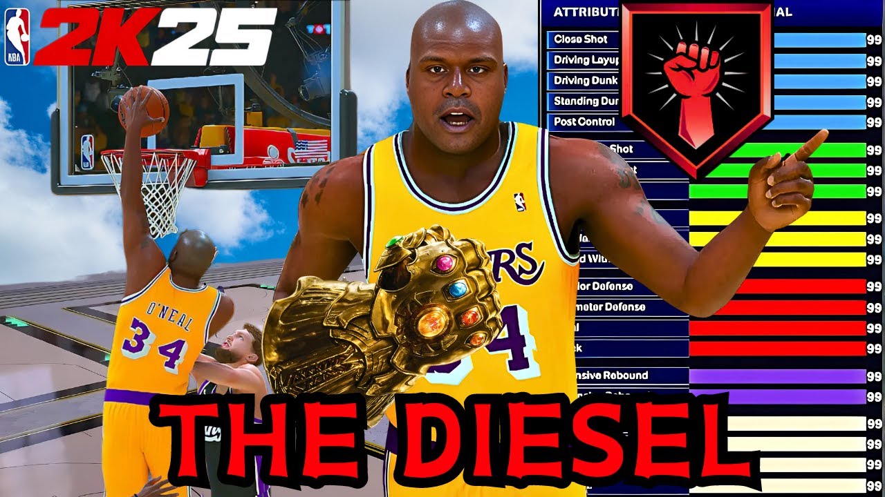 BEST SHAQ BUILD ON NBA 2K25 !!! - YouTube
