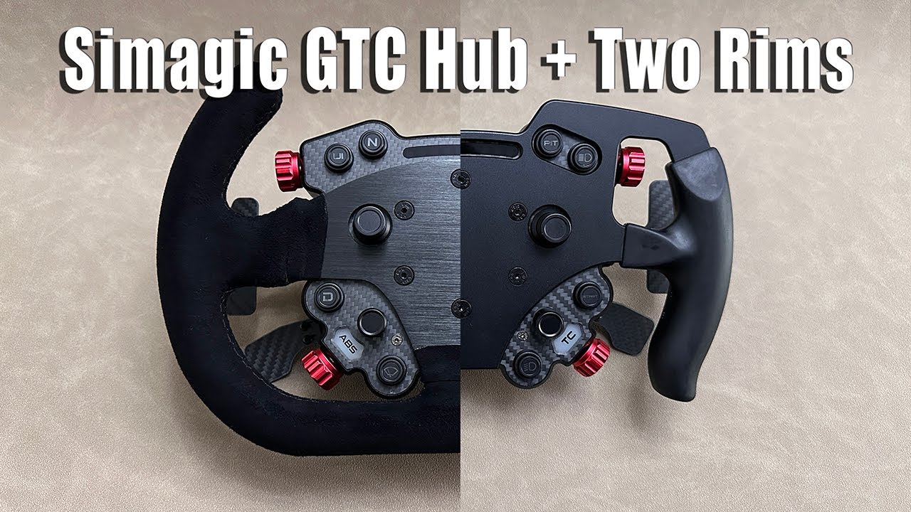Simagic GTC hub + Two Auxiliary factory Rims Steering Wheel | Sim ...
