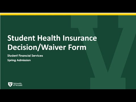 Completing a Health Decision/Waiver Form- Spring Admission - YouTube