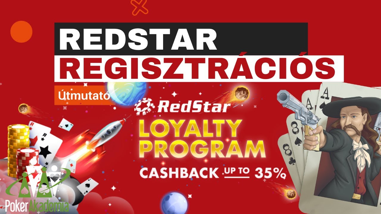 RedStar poker regisztrációs útmutató - YouTube