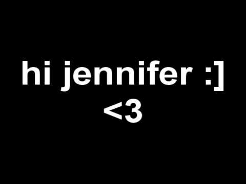 Hi Jennifer - I need a girl (rmx) - YouTube