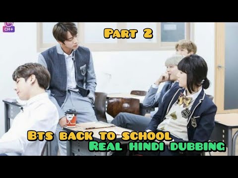BTS Back To School 🏫// Part - 2 // Real hindi Dubbing // Run Episode 11 ...