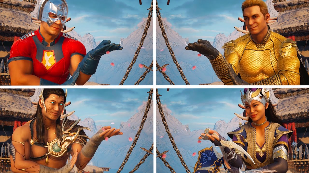 MK1 - All Characters Perform KungLao & Victory Poses - YouTube