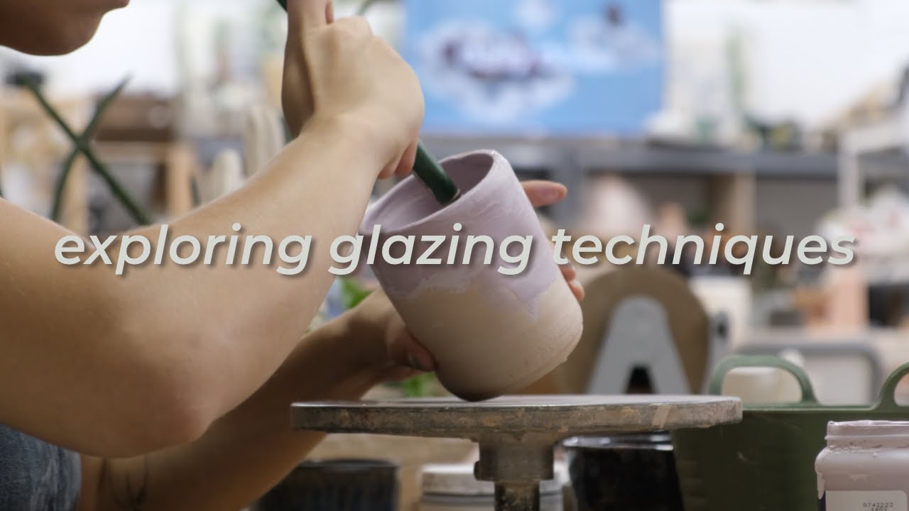 In the Pottery Studio: Exploring Glazing Techniques - YouTube