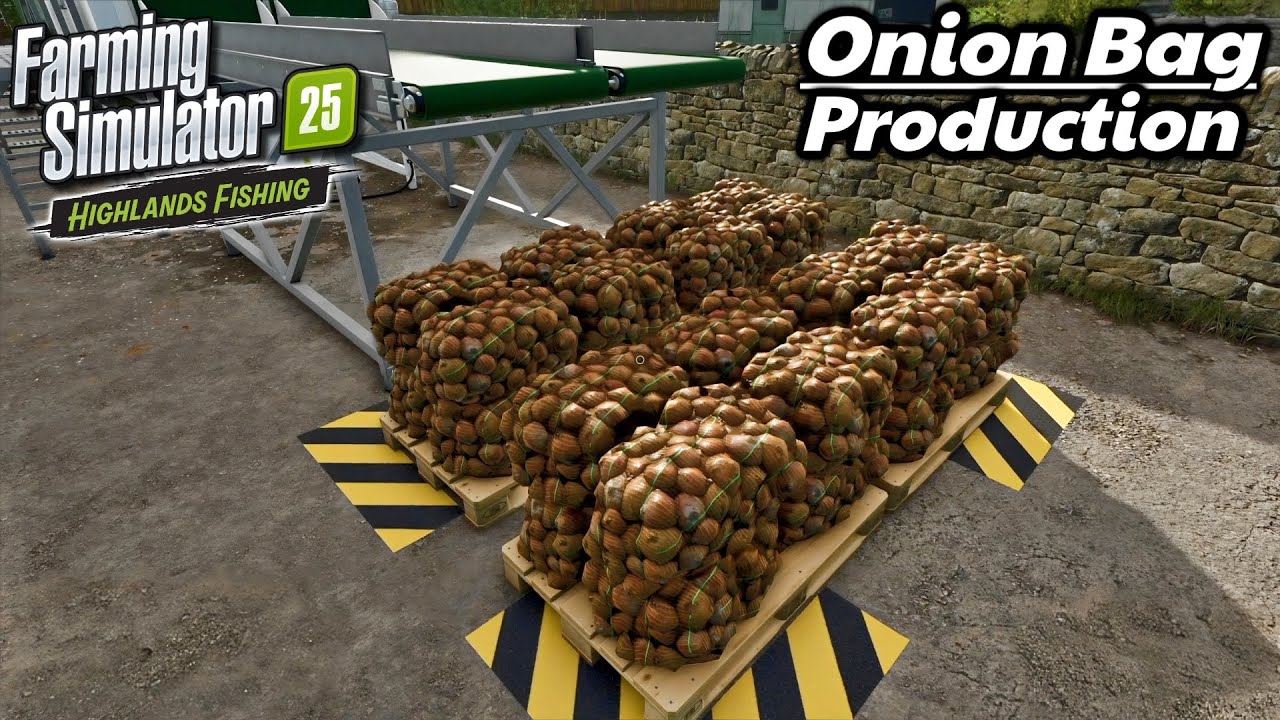 Packed Onions Production Chain | Highlands Fishing Expansion | FS25 ...
