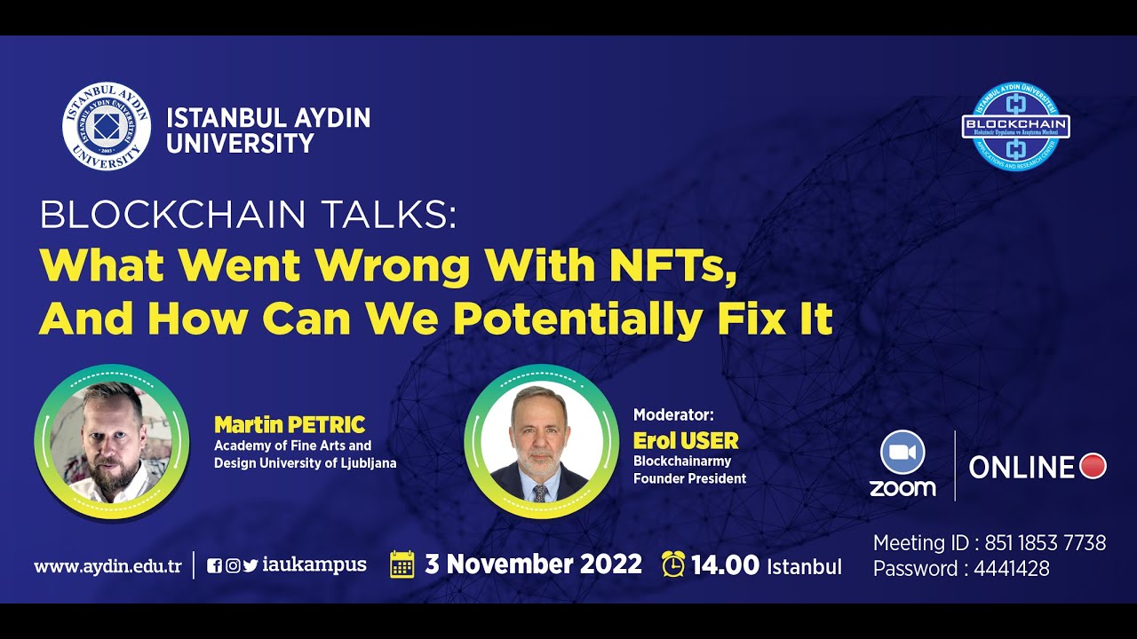 Blockchain Talks: What Went Wrong With NFT's, And How Can We Potentially Fix It - YouTube
