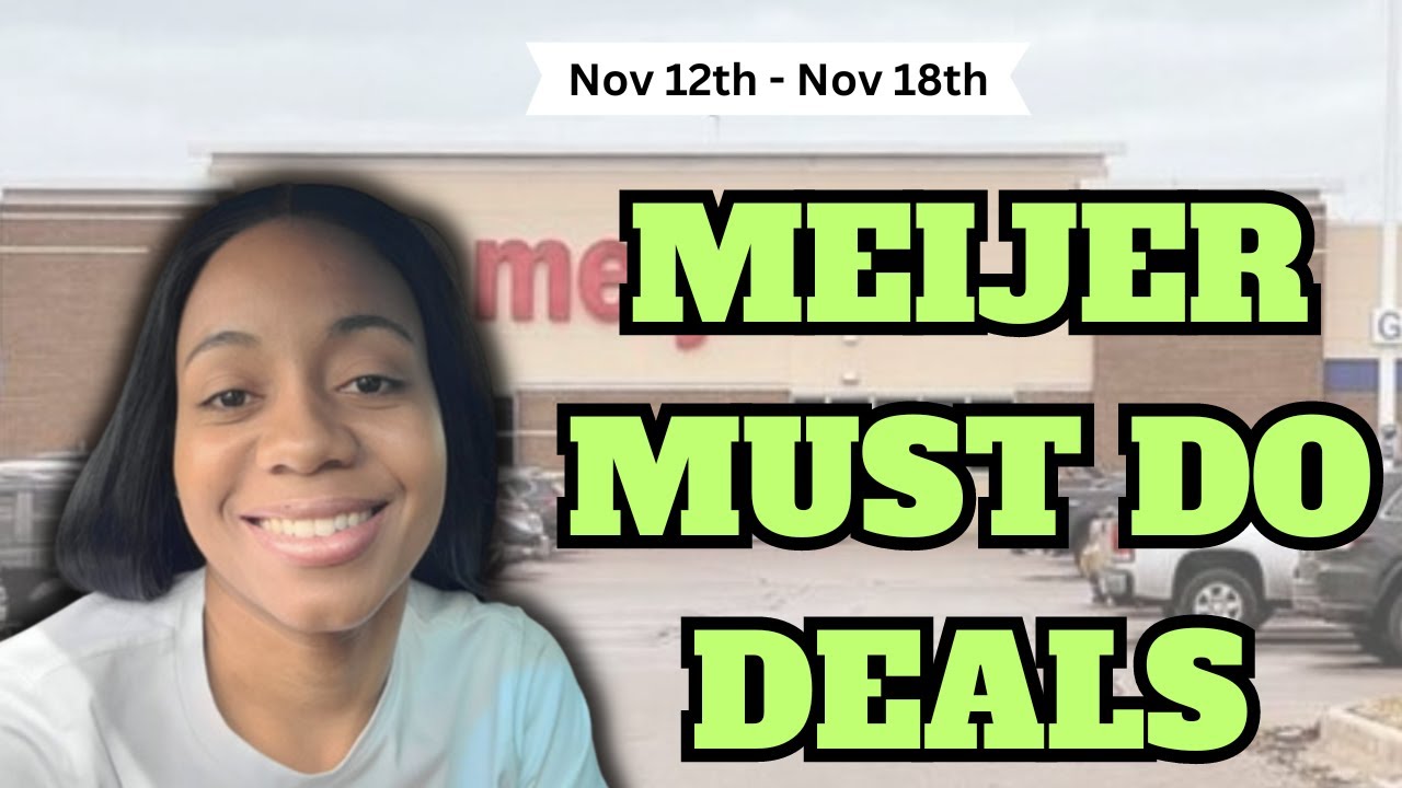 1 FREEBIE|MEIJER DEALS AND STEALS| DONT MISS OUT ON THESE DEALS|MEIJER ...