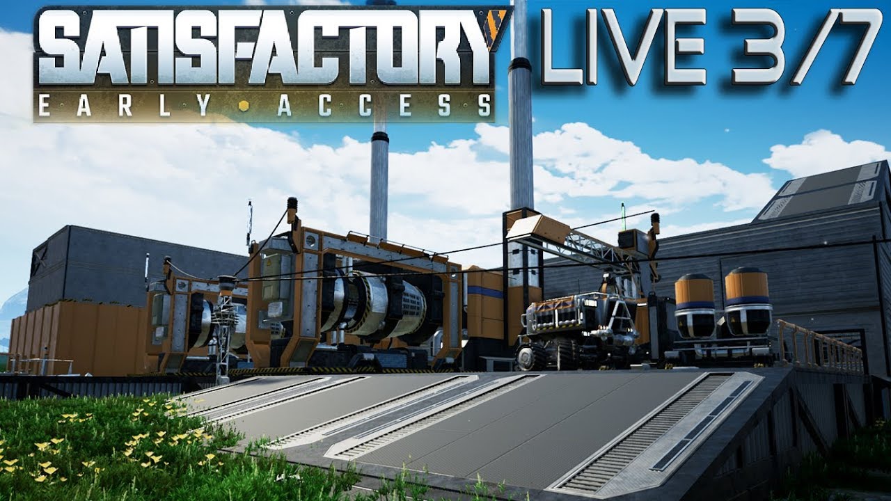 Automated Base Live 3/7 - SATISFACTORY FR - YouTube