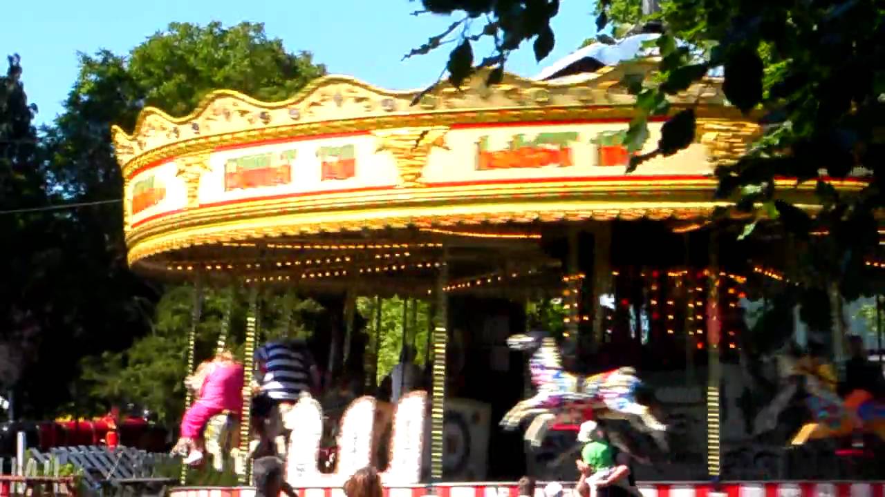 steam carousel in it's surroundings in HD - YouTube