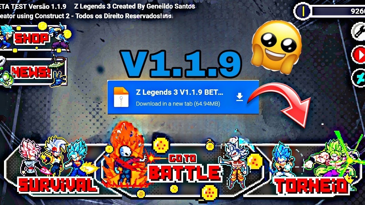download z legends 3 v1.1.9 - new mode released (combat update) | z ...