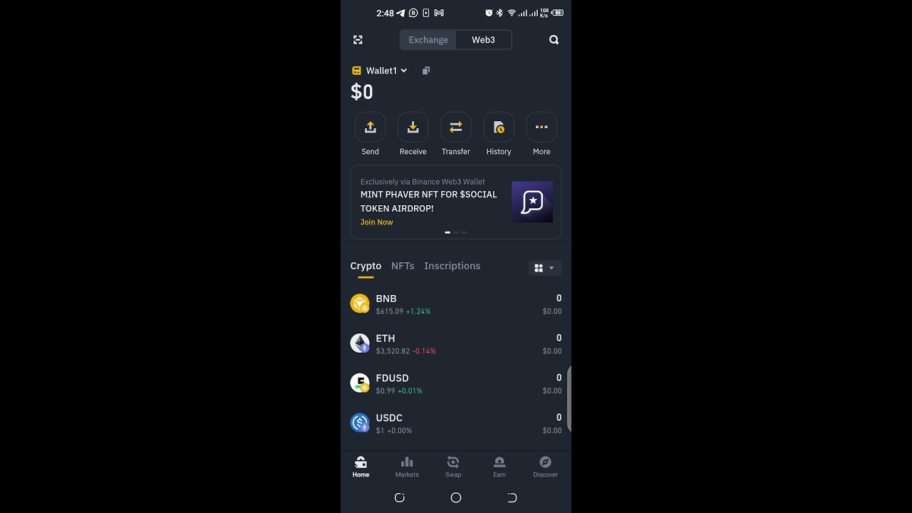 Binance Web3 Free NFT Claim👆Fast Claim🚨#PHAVER | Binance | WEB3 | - YouTube