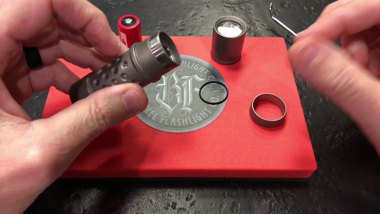 How to disassemble your Barrel Flashlight (Changing your ring and ...