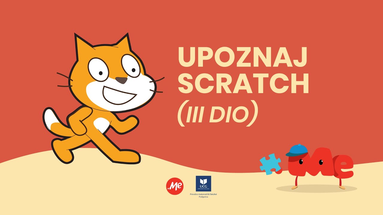 DoMEn škola programiranja: Scratch - Prvi čas III dio - YouTube