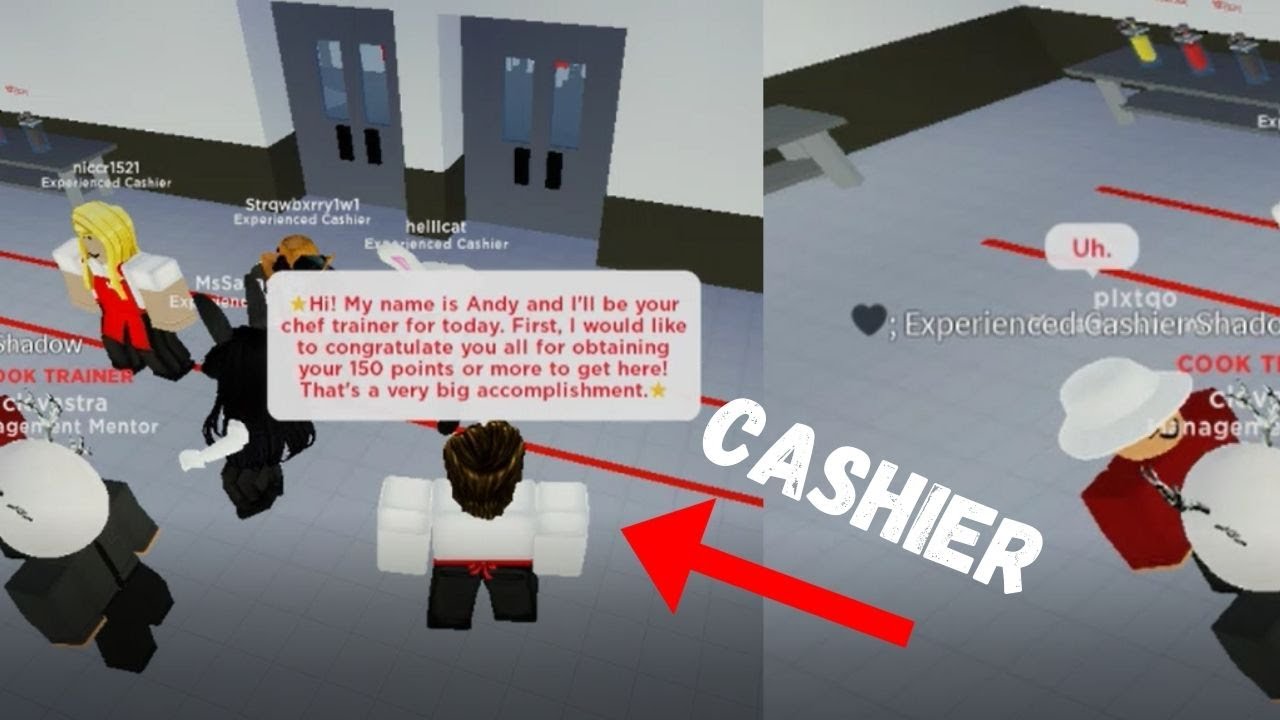 cashier HOSTS a chef sizzleburger training (TRAINING CHEFS AS A CASHIER ...
