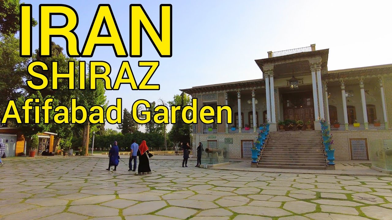 Shiraz Iran (4k) Walking on Afif Abad Garden/ شیراز باغ عفیف آباد - YouTube