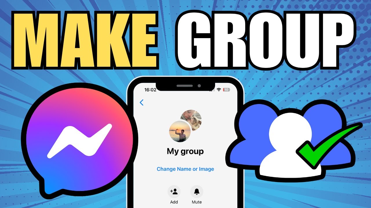 How To Make Group Chat in Messenger App (Mobile) - YouTube