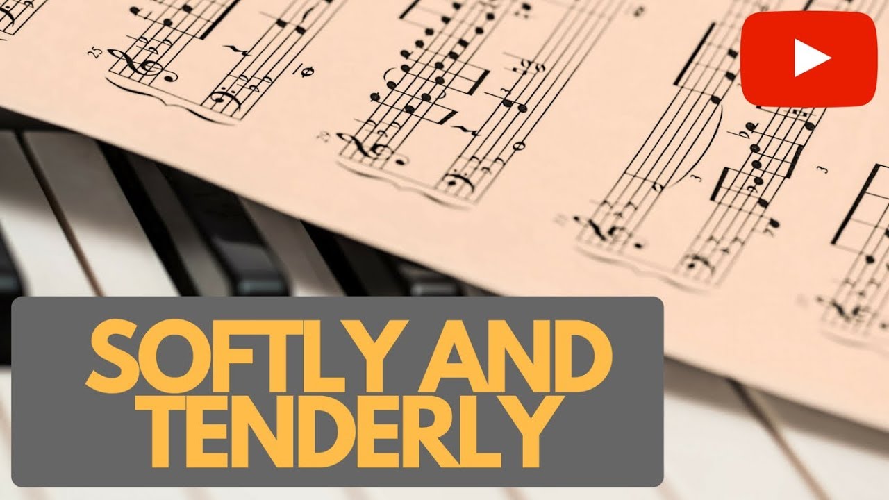 Softly and Tenderly - Piano Instrumental (with Lyrics) - YouTube