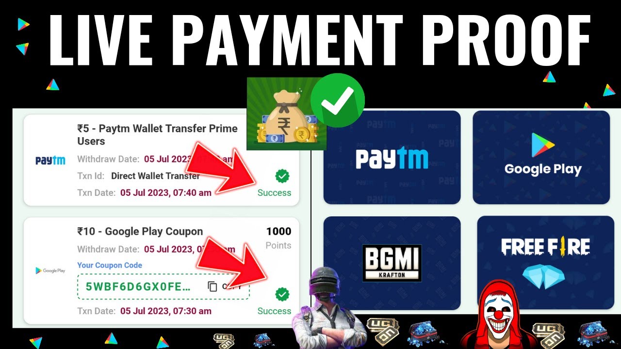 TaskPay App Payment Proof | Best Google Play Redeem Code Earning App | Free Redeem Code - YouTube