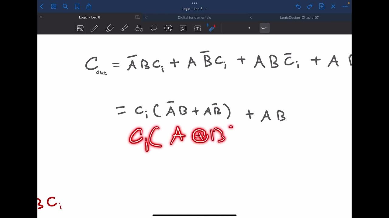 chapter 6 - part (2/8) : Full adder - YouTube
