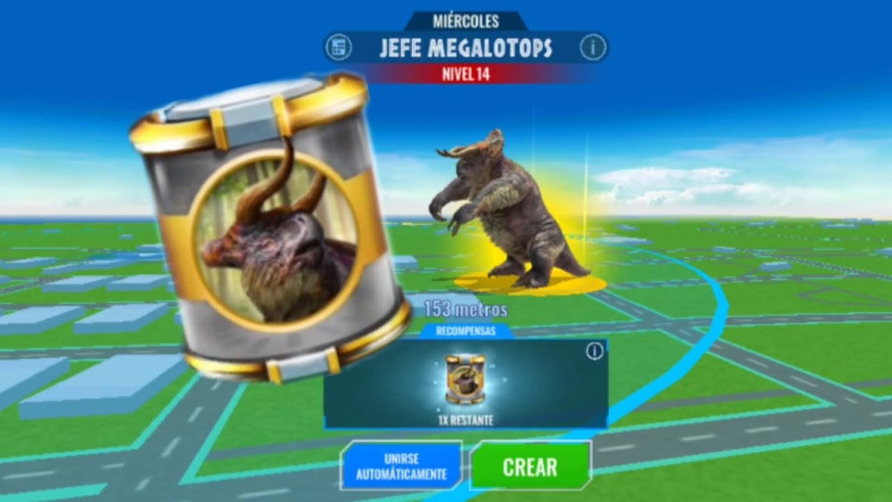 JURASSIC WORLD ALIVE | JEFE MEGALOTOPS - YouTube