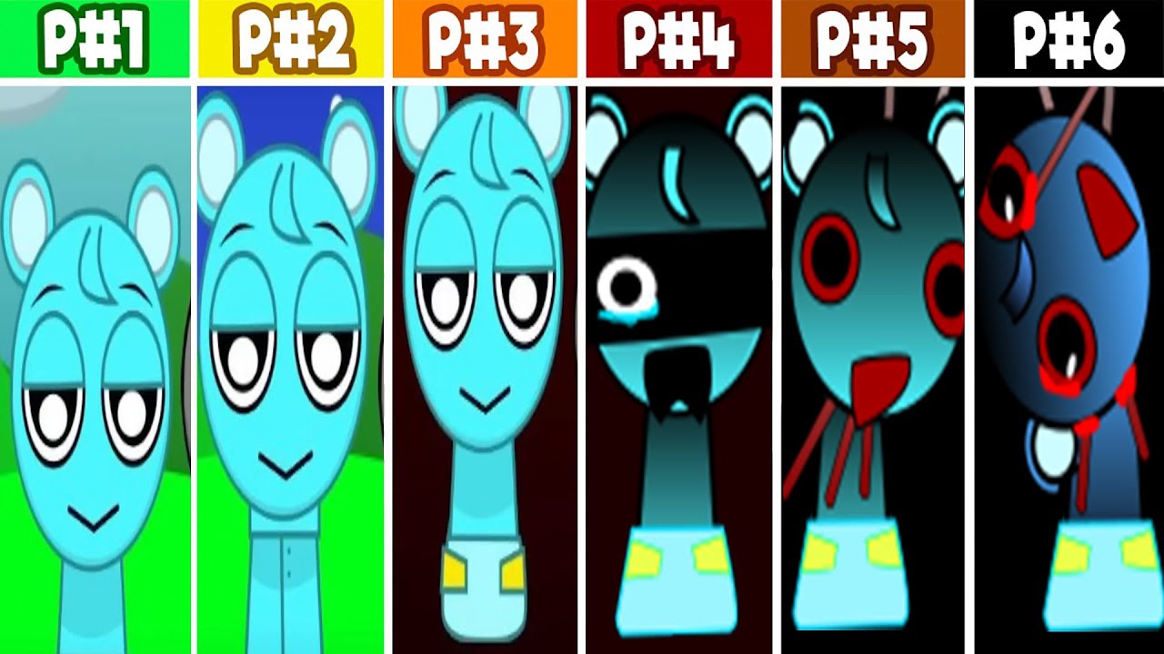 All Babies Phases in Sprunki | Phase 1 VS Phase 2 VS Phase VS 3 Phase 4 ...