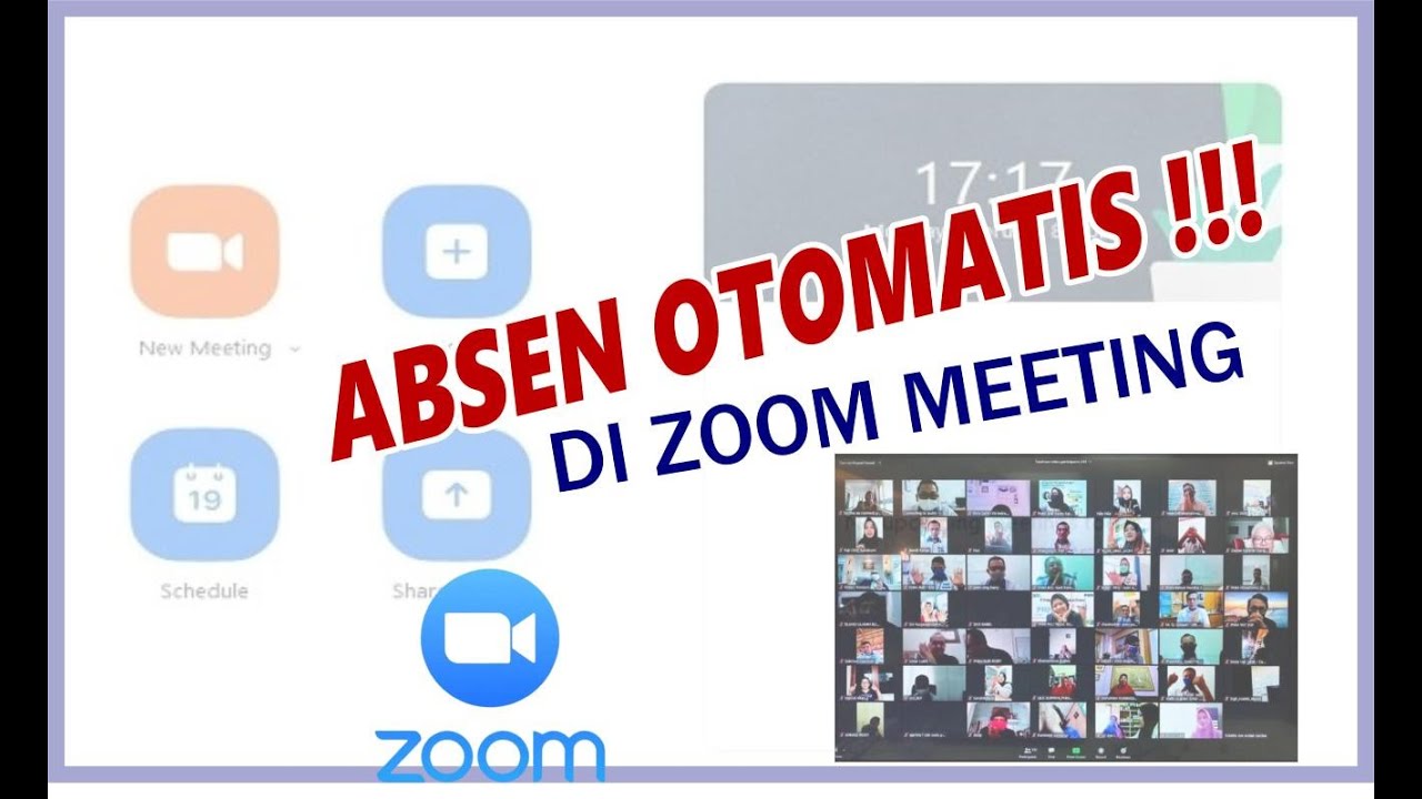 CARA AMBIL ABSEN OTOMATIS DI ZOOM MEETING - YouTube