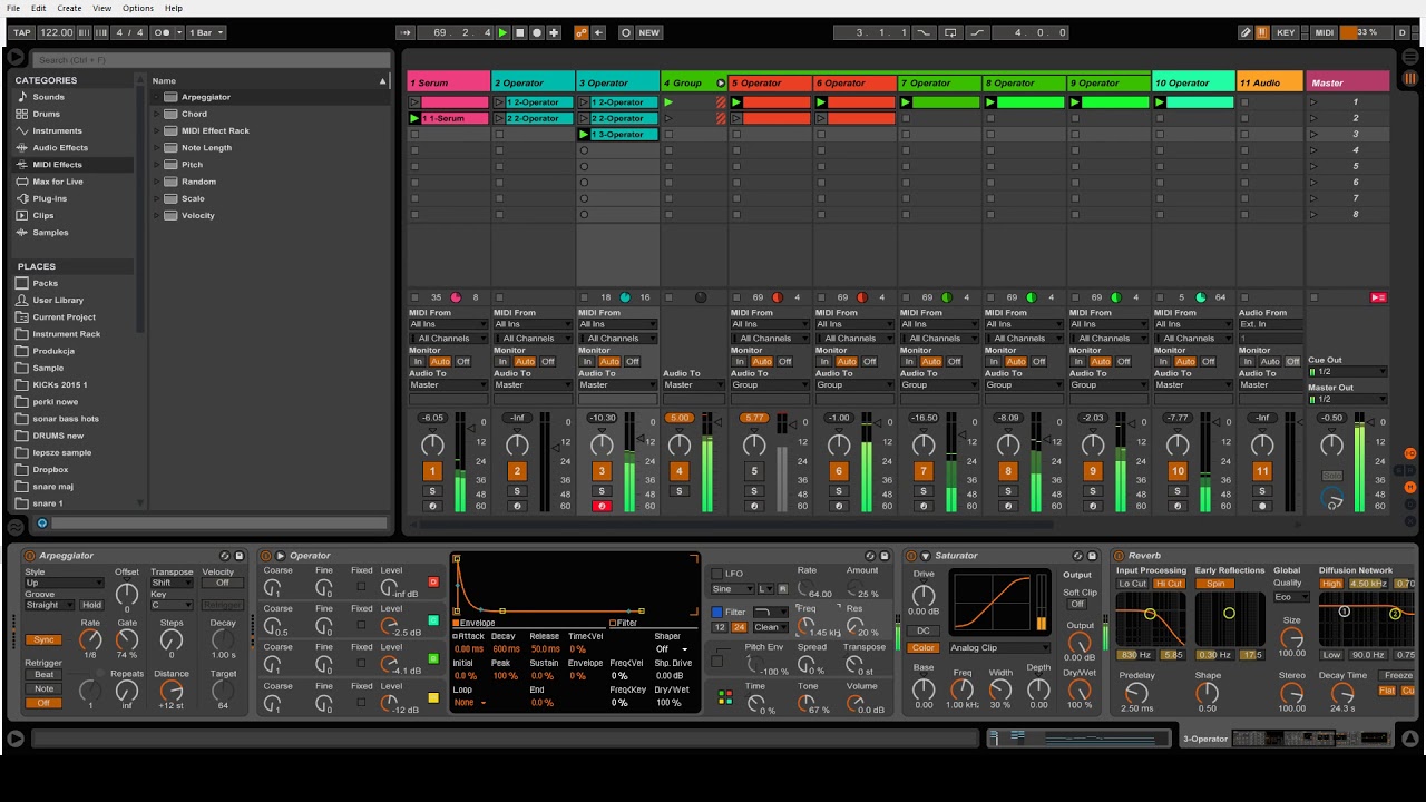 Ableton Live Techno 100 Synth Use YouTube Ableton Live Techno 100 Synth Use YouTube