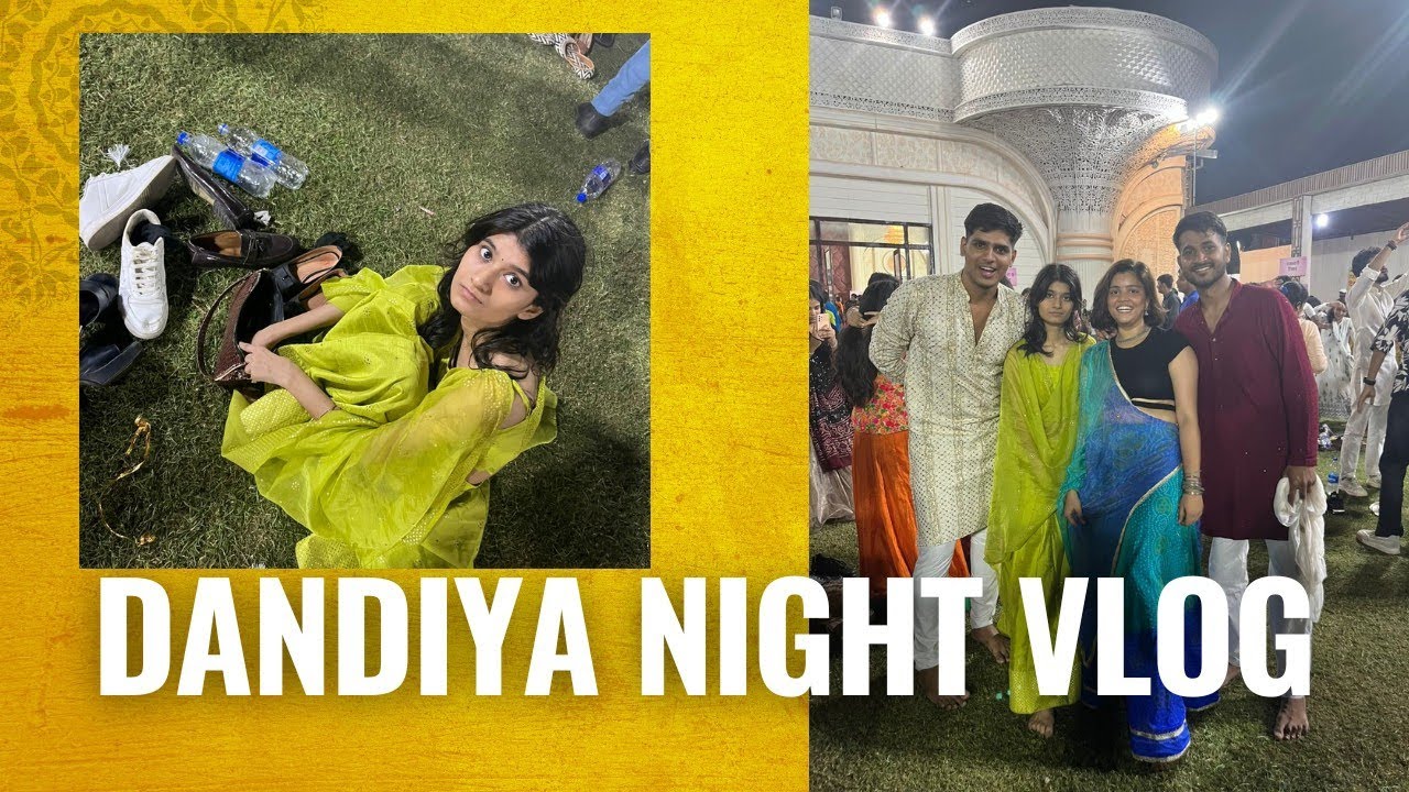 dandiya night vlog #vlog - YouTube