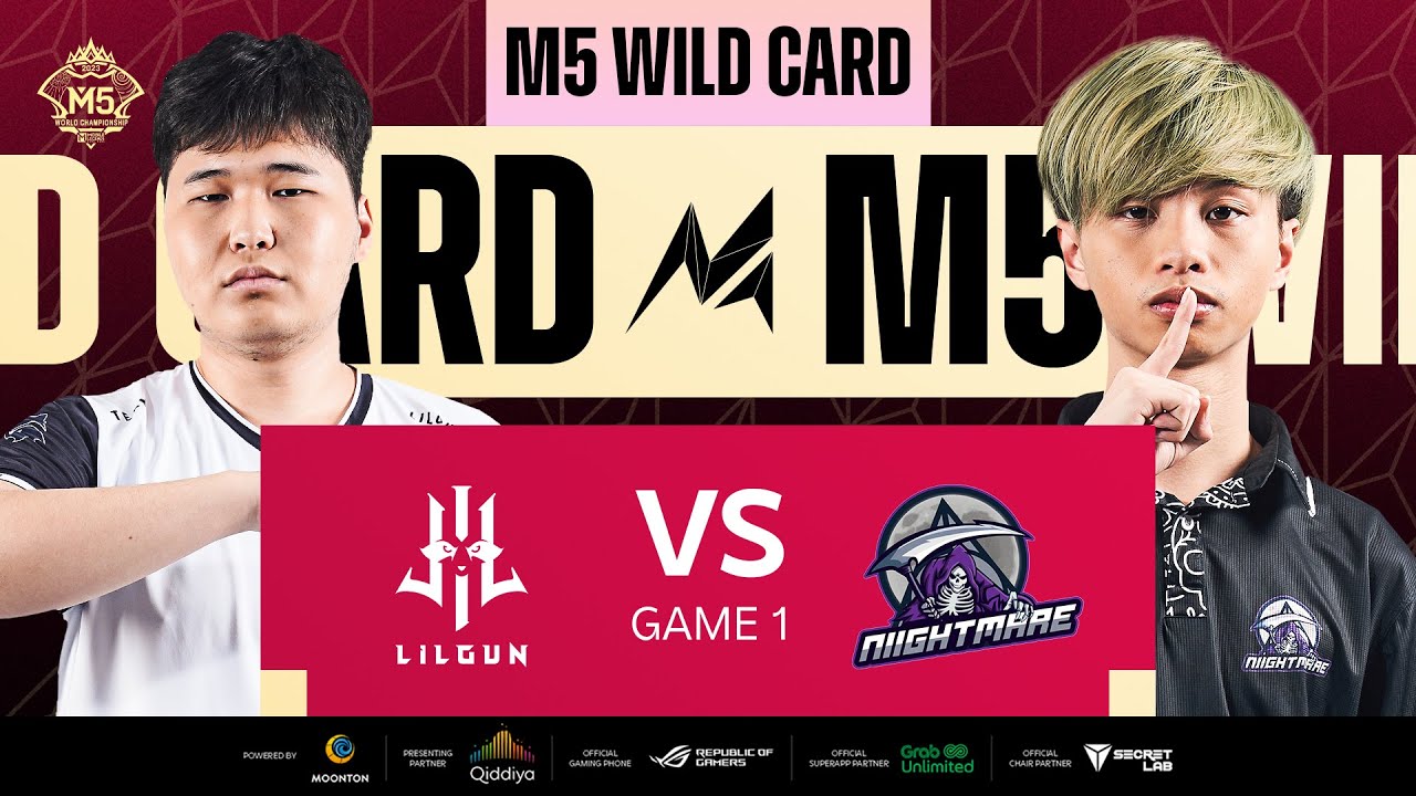 [EN] M5 Wild Card Day 4 | TEAM LILGUN VS NIIGHTMARE ESPORTS | GAME 1 ...