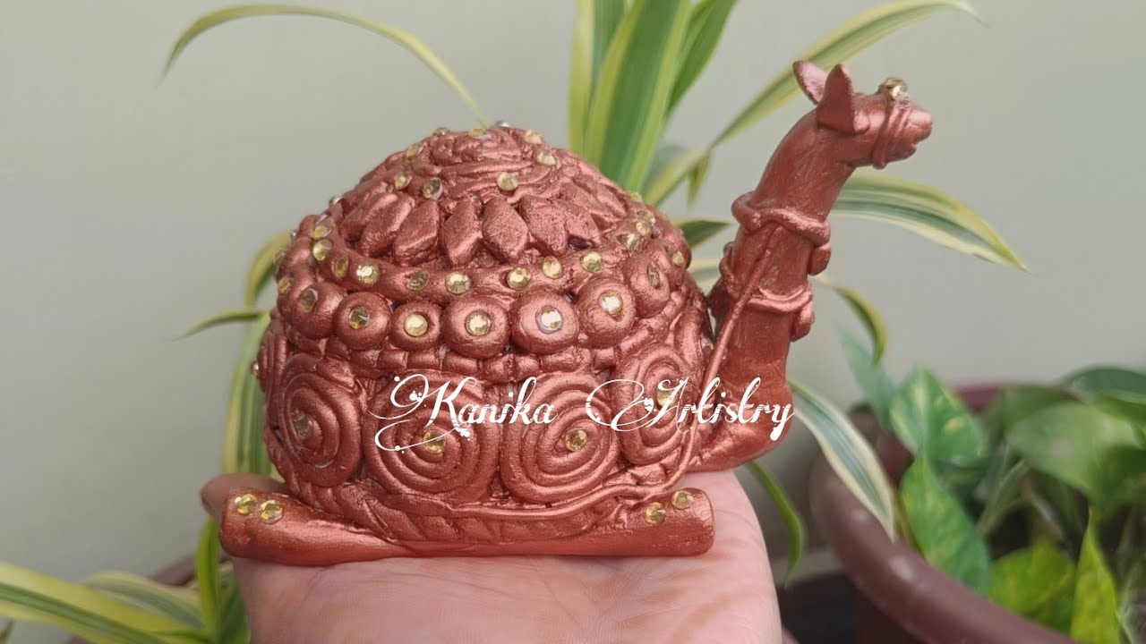 Camel made with coconut shell| #coconut shell craft #hobby craft - YouTube