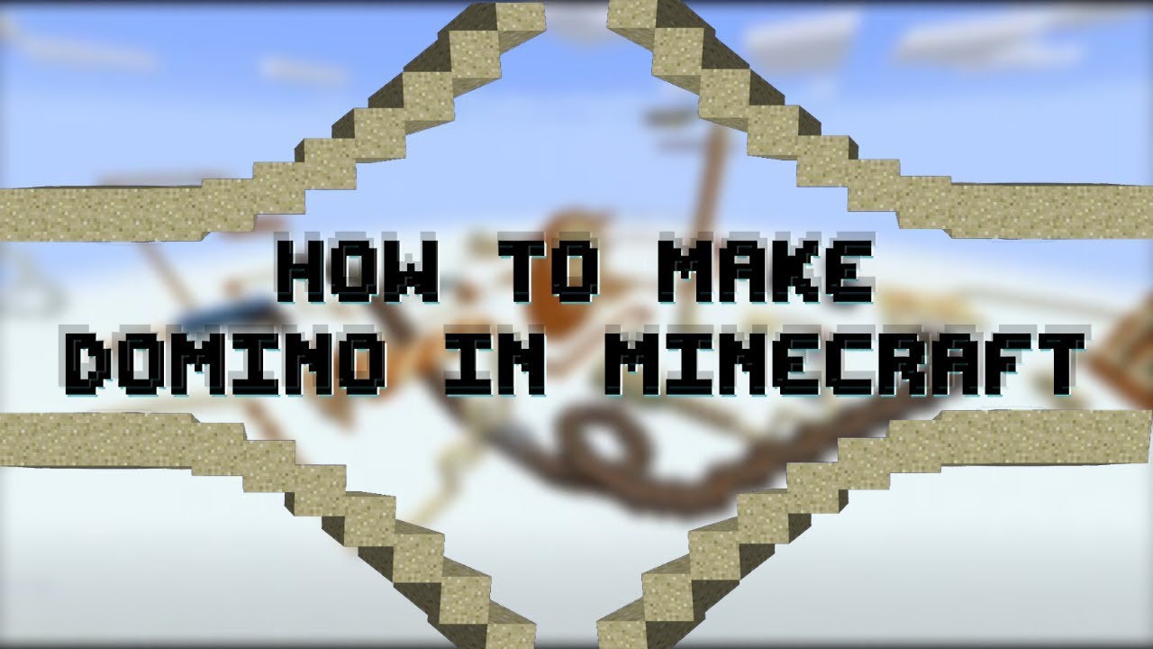 How To Make Domino In Minecraft YouTube how-to-make-domino-in-minecraft-youtube
