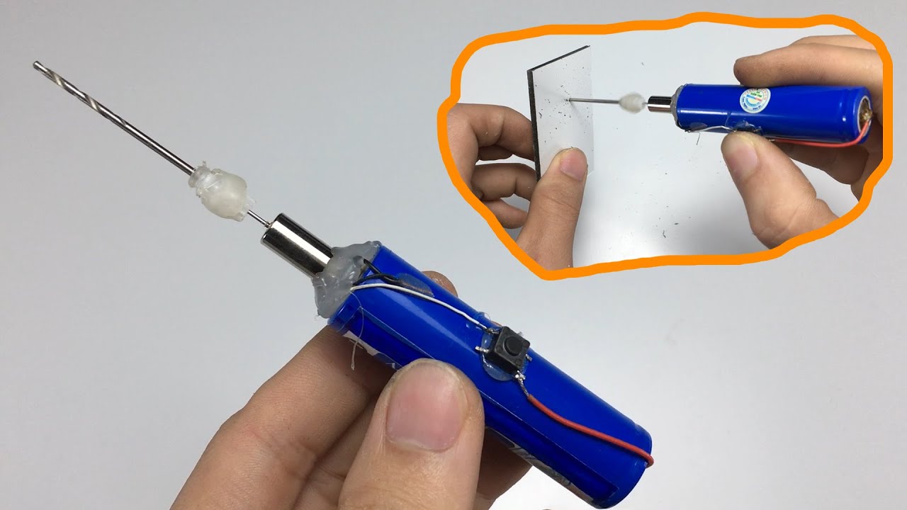 How to make a mini drill is simple - YouTube
