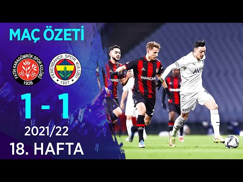 Vavacars Fatih Karagümrük 1-1 Fenerbahçe MAÇ ÖZETİ | 18. Hafta - 2021/22