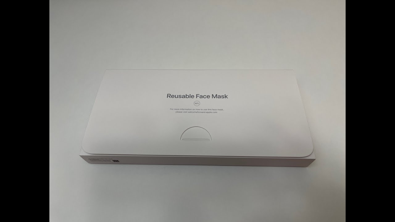 Apple Face Mask (for COVID-19) Unboxing! - YouTube
