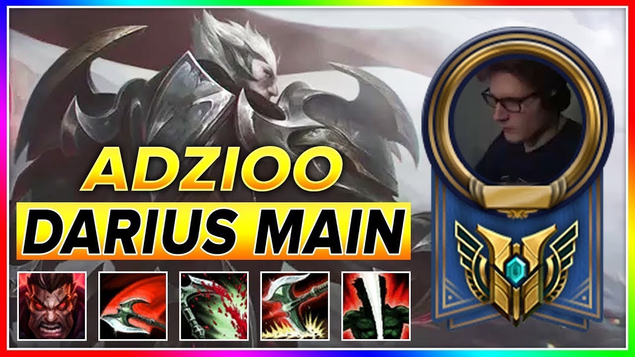 AdziOo - Darius Montage | EUW Darius Main|| Master LOL - YouTube