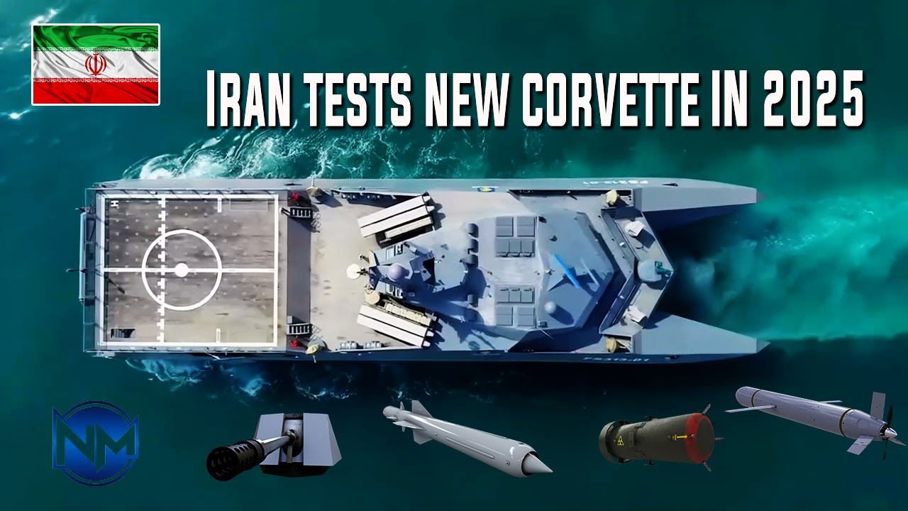 Iran tests Shahid Soleimani corvette IN 2025 - YouTube