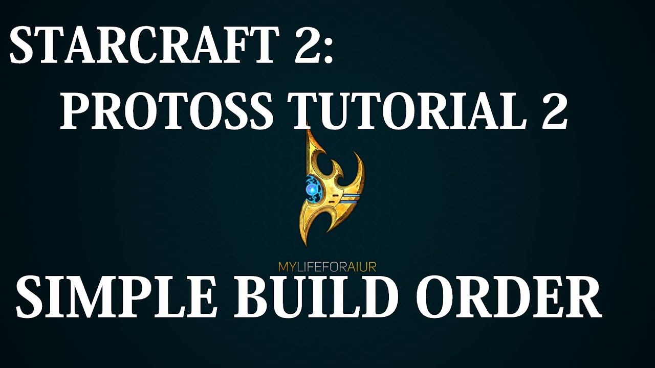 Starcraft 2: Beginner Guides - Protoss Tutorial #2 (Simple Starting ...