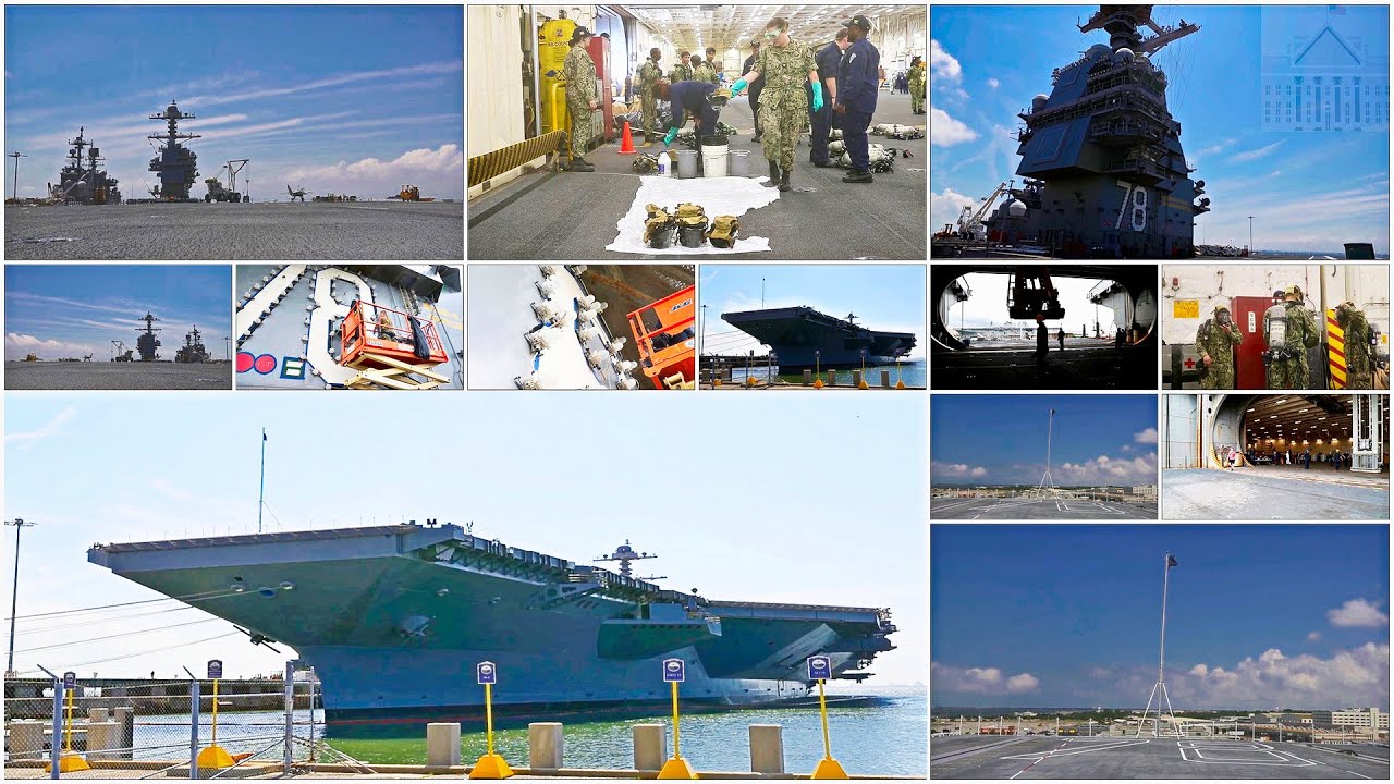 Inside The USS Gerald R. Ford: World's Largest Aircraft Carrier ...