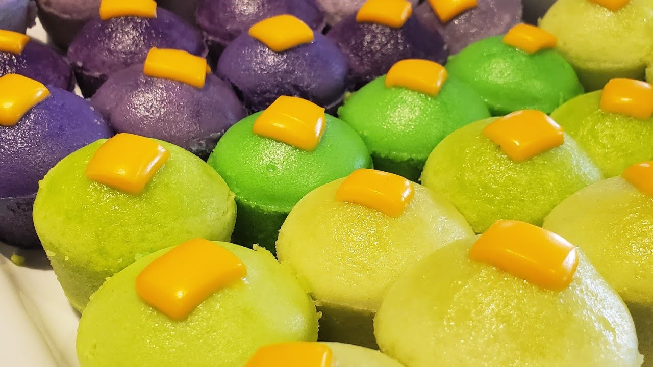 Puto Ube and Puto pandan a la Goldilocks - YouTube